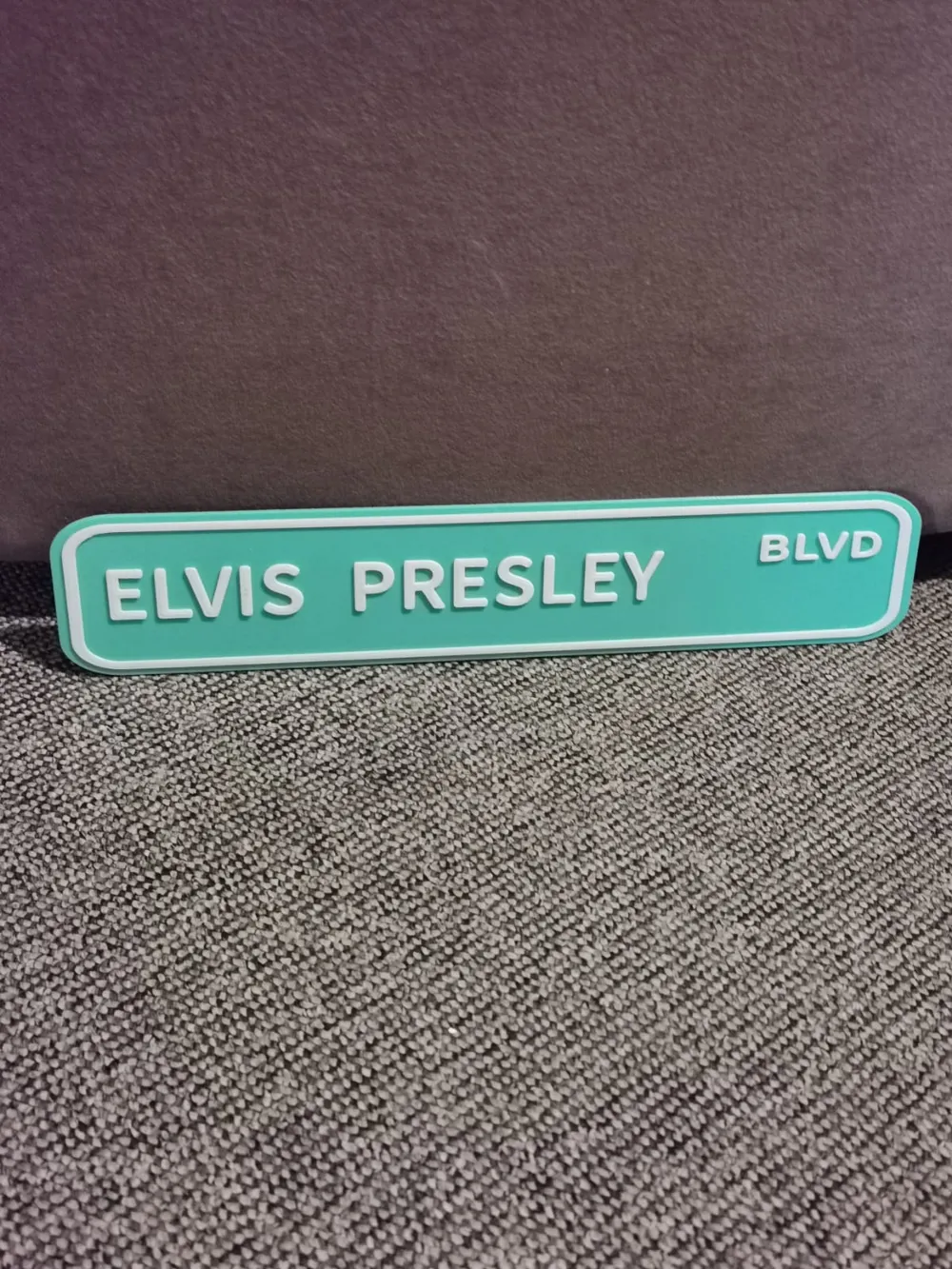 ELVIS STREET SIGN - Free 3D Print Model - MakerWorld