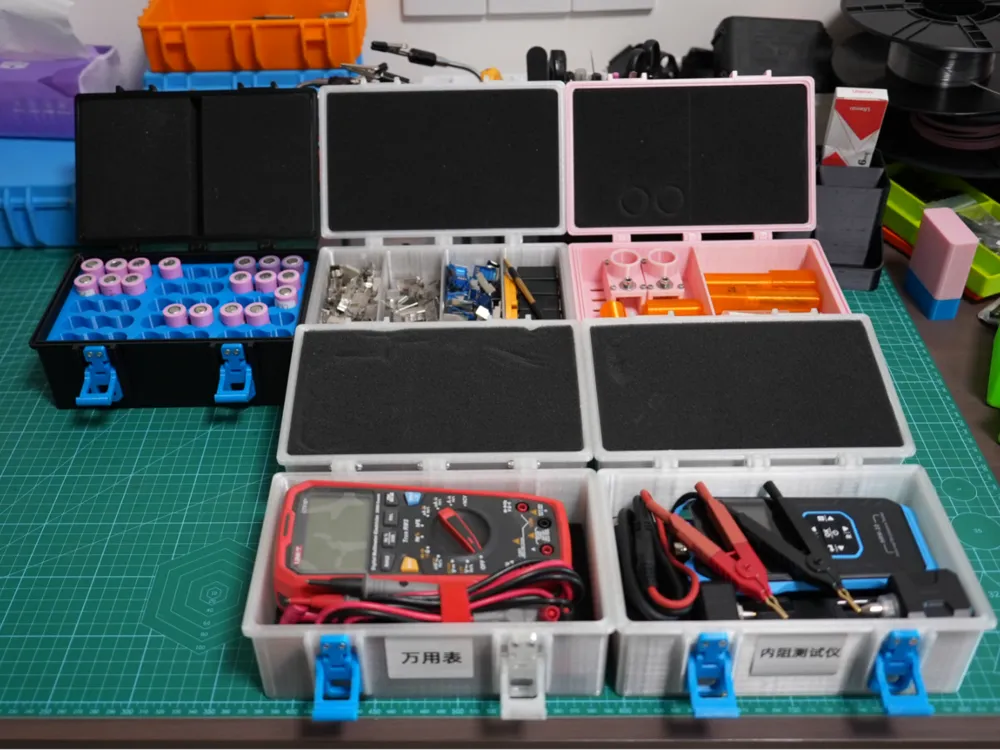 Tool storage box - and its accompanying various liners - Free 3D Print ...