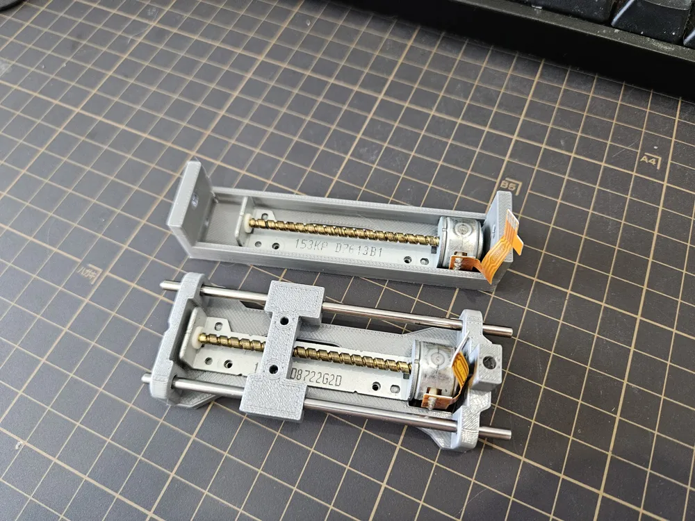 Optical drive stepper motor slide, laser engraver bracket - Free 3D ...