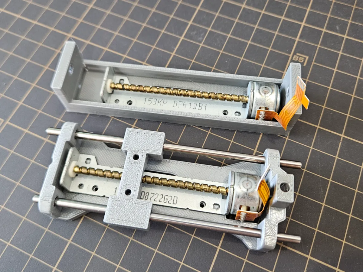Optical drive stepper motor slide, laser engraver bracket - Free 3D ...