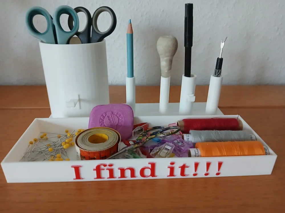 데스크 오거나이저 "찾았다" - 무료 3D 프린트 모델 - MakerWorld