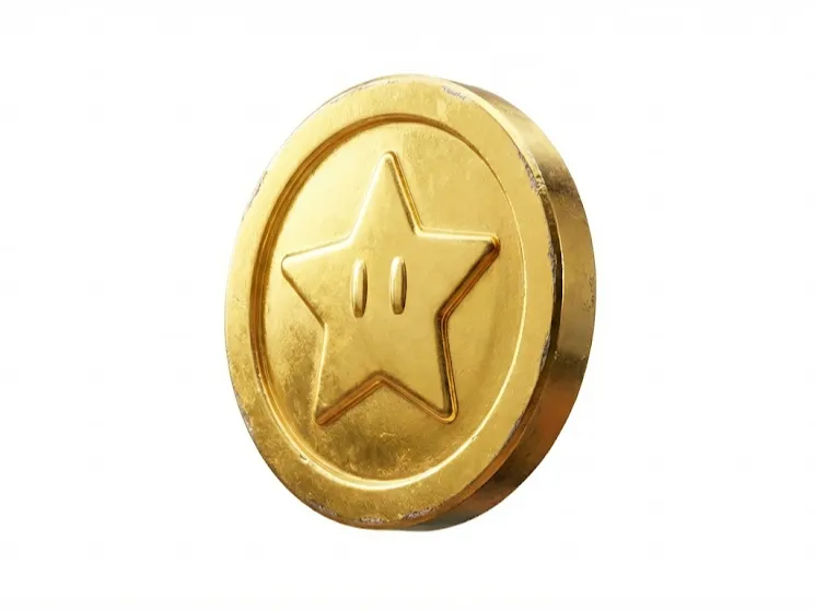 Super Mario Coin - Free 3D Print Model - MakerWorld