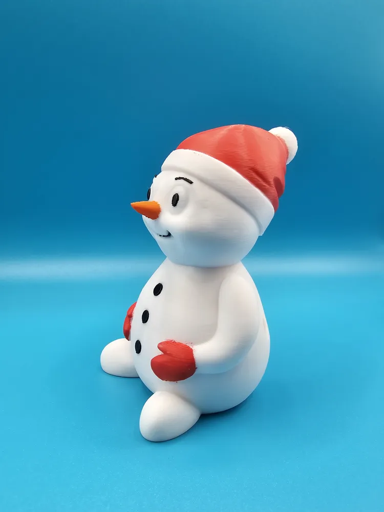 snowman - Free 3D Print Model - MakerWorld