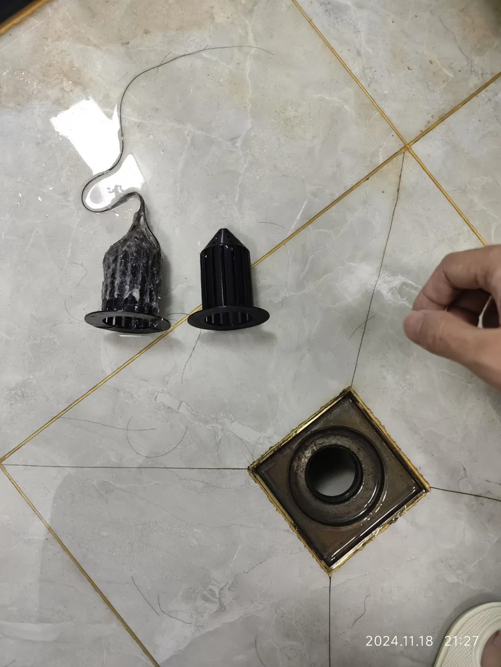 Bathroom floor drain hair catcher super large capacity version - Free ...