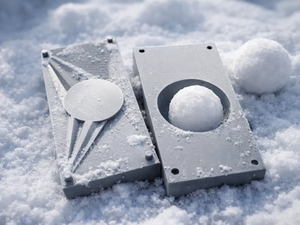 Snow Ball Maker - Free 3D Print Model - MakerWorld