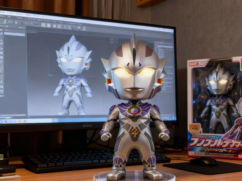 Chibi Ultraman Legend - Free 3D Print Model - MakerWorld