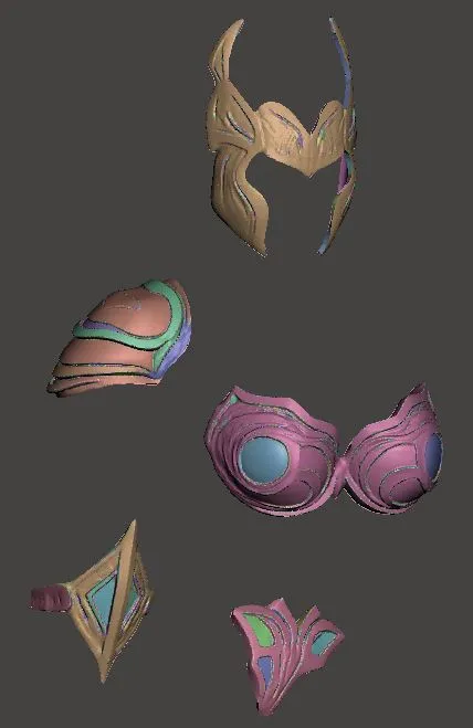 Valkyrie WEARABLE ARMOR, Warmaiden Statue & Pieces - Free 3D Print ...
