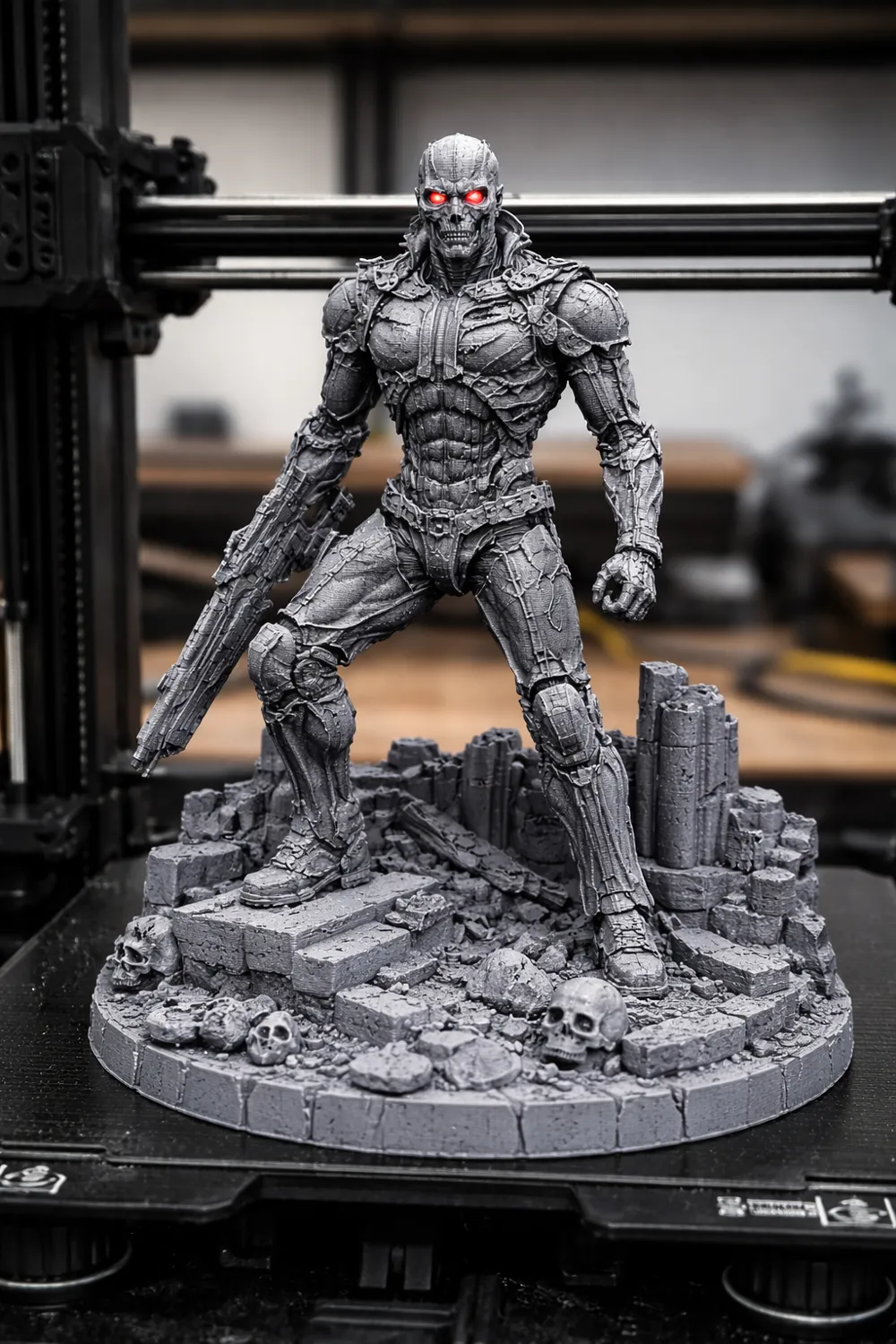 TZ-1000 Cybernetic zombie - Free 3D Print Model - MakerWorld