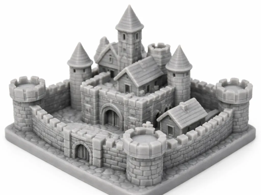 Fort diorama - Free 3D Print Model - MakerWorld