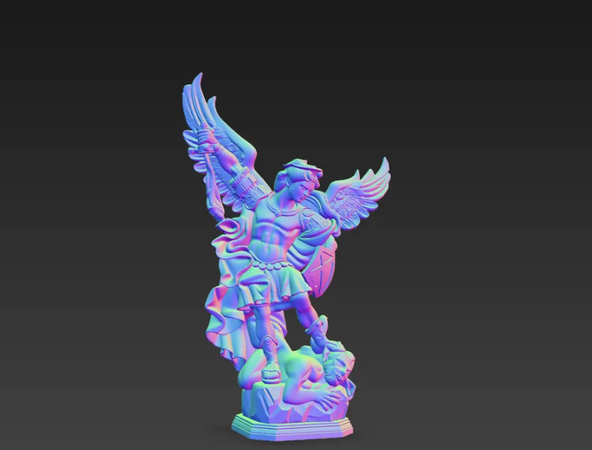 San Michael Archangel - San Michele Arcangelo - Free 3D Print Model ...