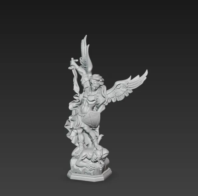 San Michael Archangel - San Michele Arcangelo - Free 3D Print Model ...