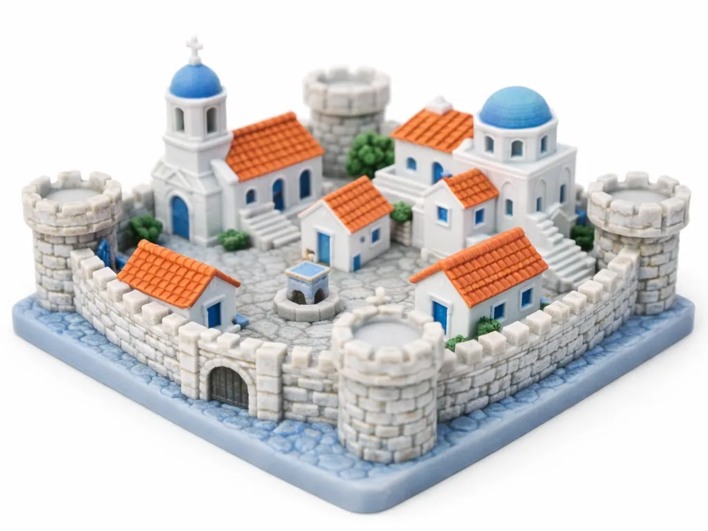 Greek city - Free 3D Print Model - MakerWorld