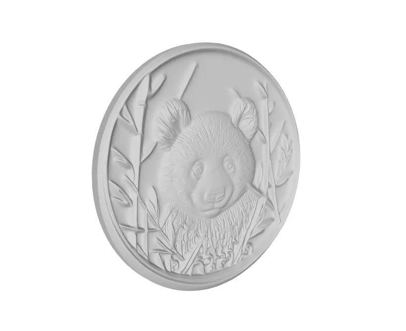 Panda Coin - Free 3D Print Model - MakerWorld