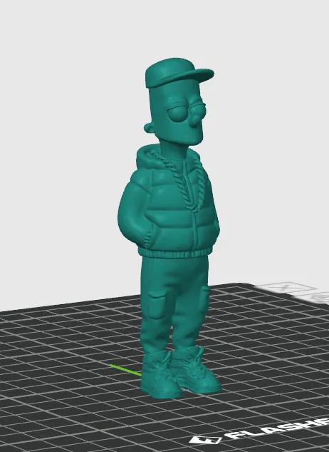 Urban Wear Bart Simpson - Free 3D Print Model - MakerWorld