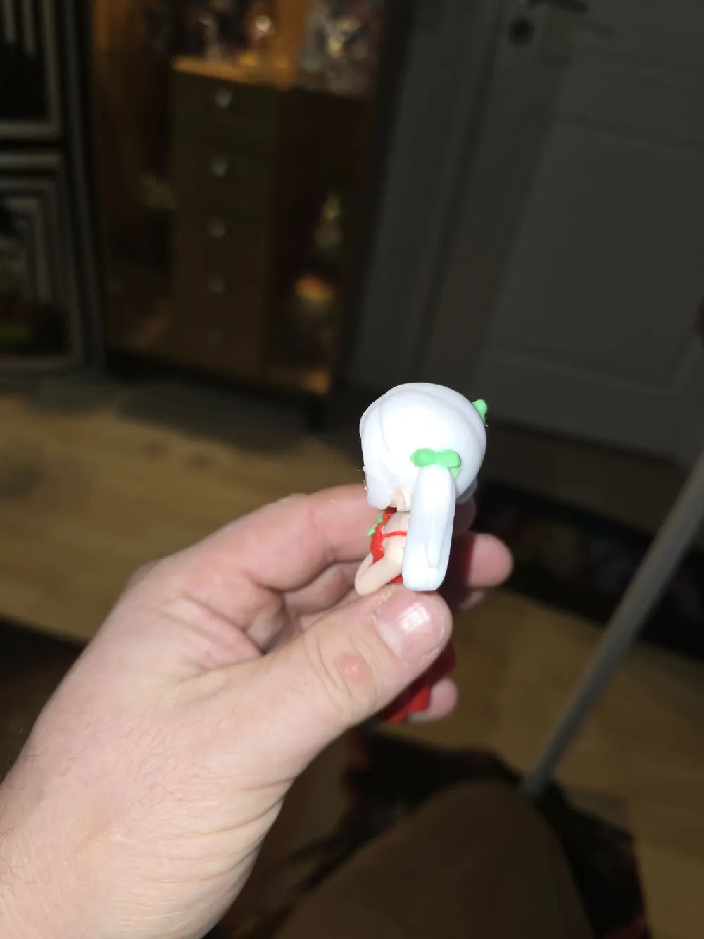 anime girl in red dress - Free 3D Print Model - MakerWorld