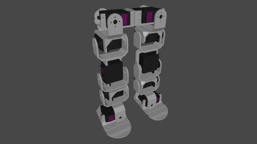 Fully Functional Walking Robot Free 3d Print Model Makerworld