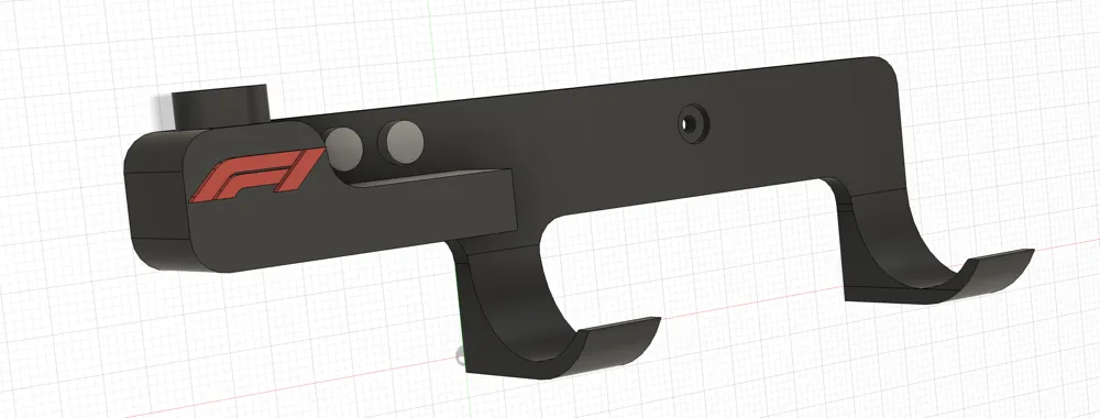 Wallmount F1 SpeedChampion - Free 3D Print Model - MakerWorld