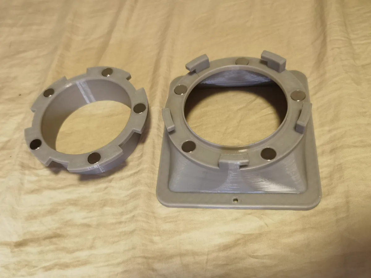 P1S Magnetischer Schnappverschluss Dual-Use-Schnittstellenflansch ...