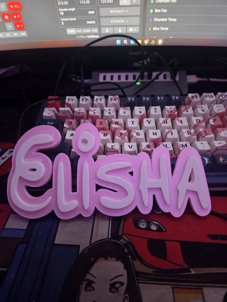 Elisha wall art - Free 3D Print Model - MakerWorld