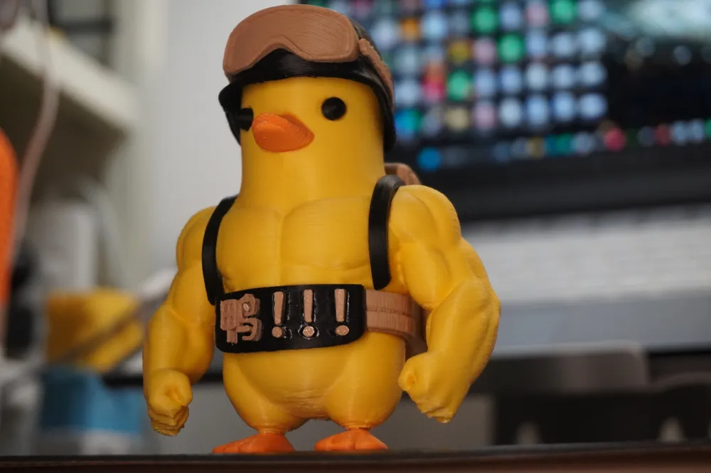 Escape from Duckov Muscle Duck (Multi-color Print) - Free 3D Print ...