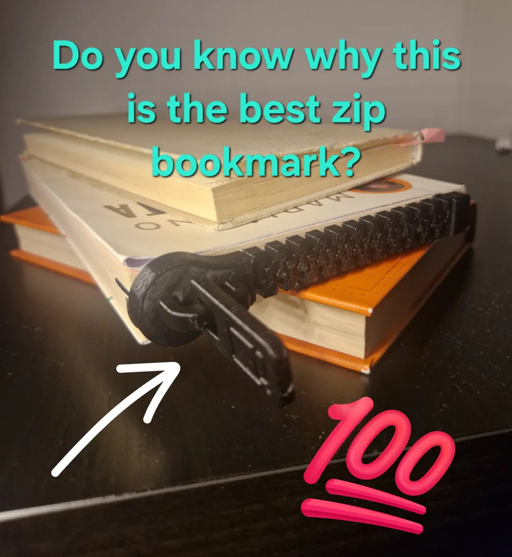 Hinged bookmark - Free 3D Print Model - MakerWorld