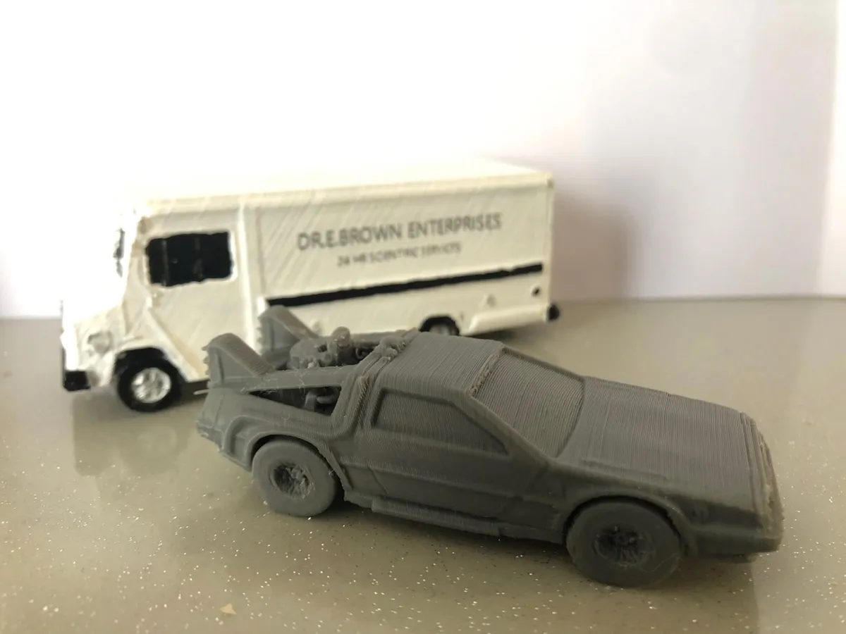 DeLorean retour vers le futur - Modèle d'Impression 3D Gratuit - MakerWorld