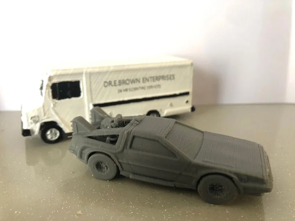 DeLorean retour vers le futur - Modèle d'Impression 3D Gratuit - MakerWorld