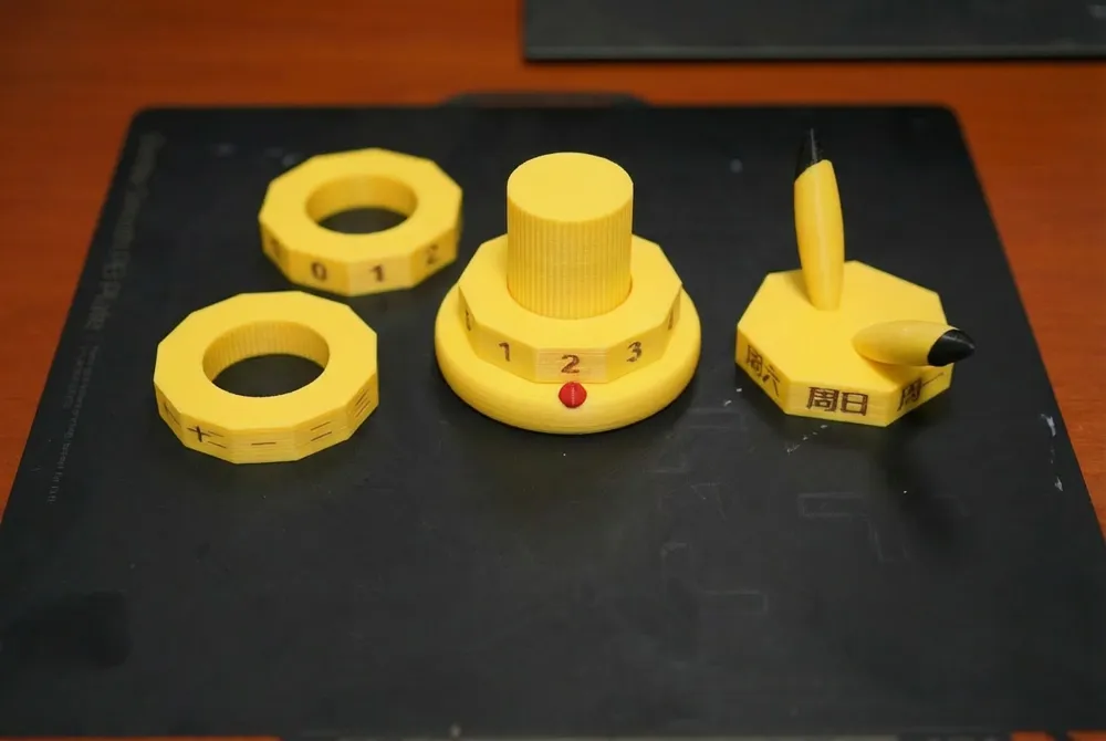 Pikachu Calendar - Free 3D Print Model - MakerWorld