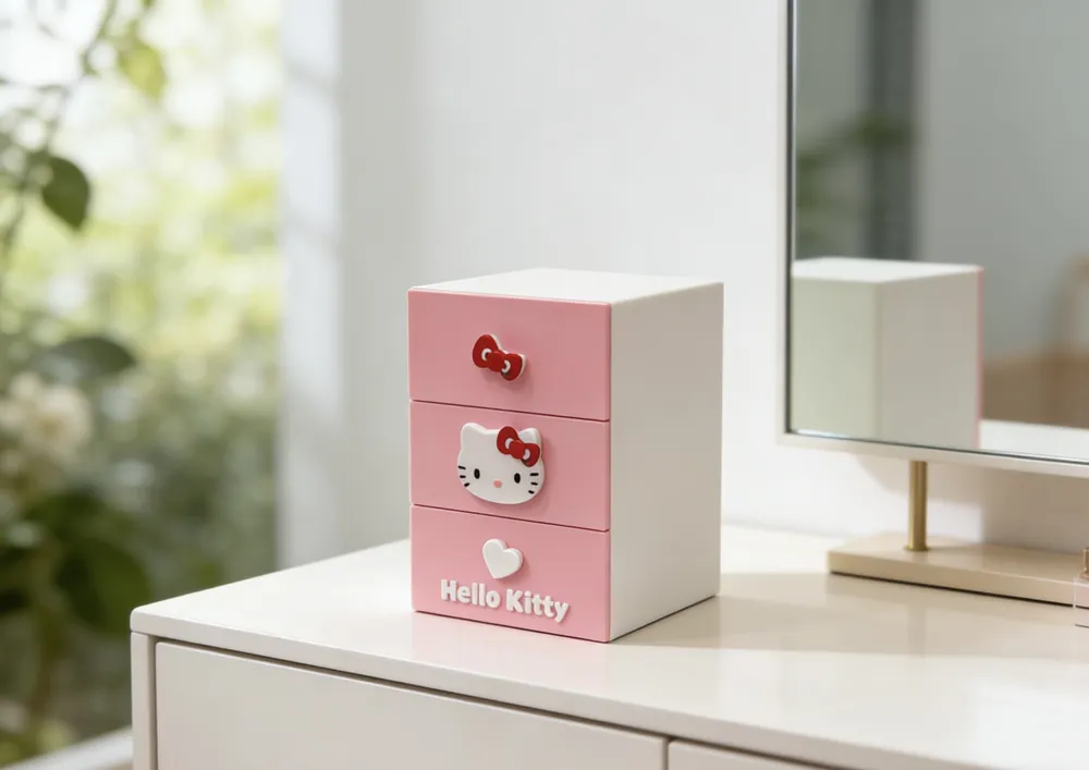 hello Kitty储物收纳盒 - Free 3D Print Model - MakerWorld