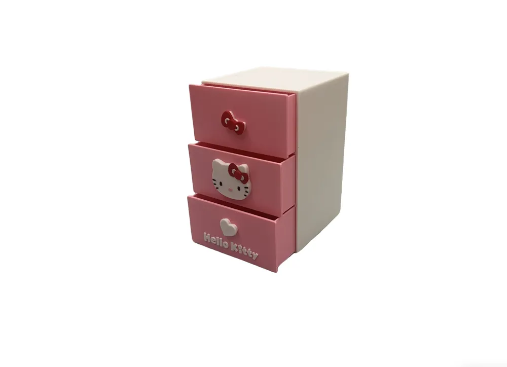 hello Kitty储物收纳盒 - Free 3D Print Model - MakerWorld