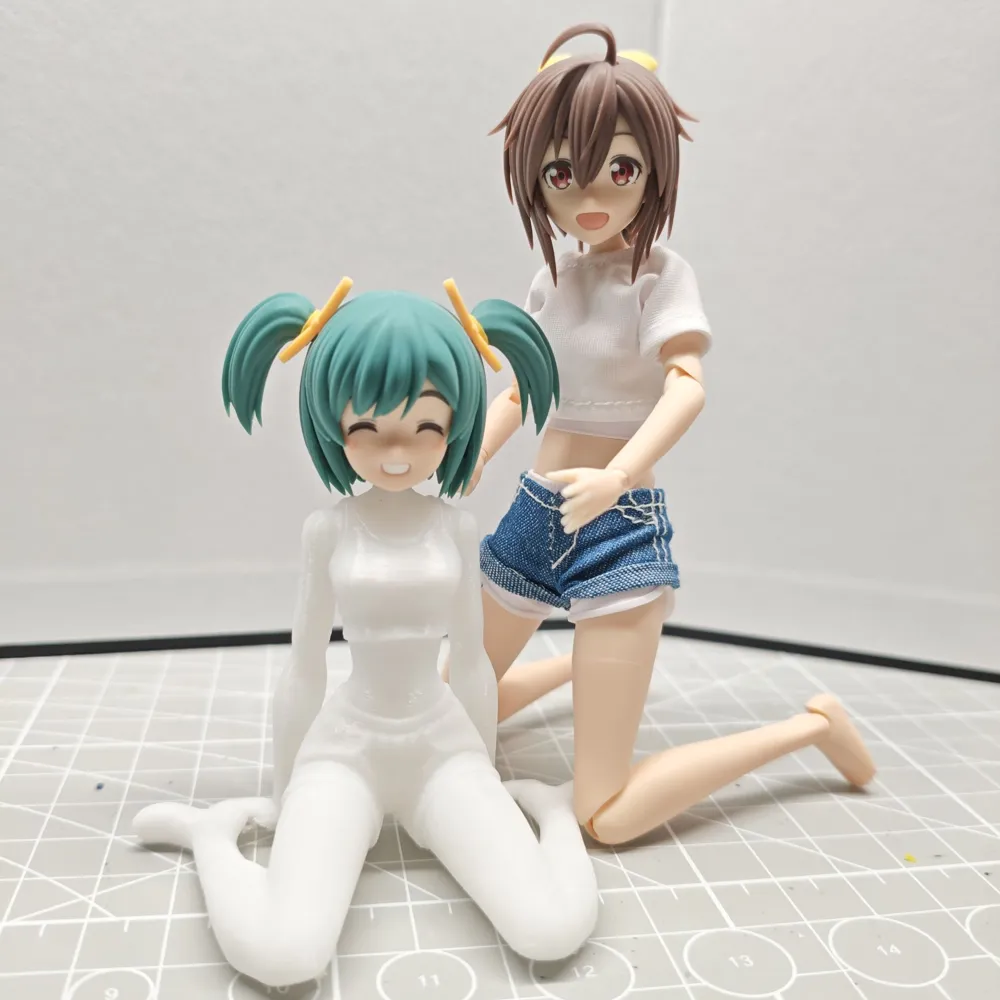 Sousai Duck-Sitting Base Figure, 1:12 Scale - Free 3D Print Model ...