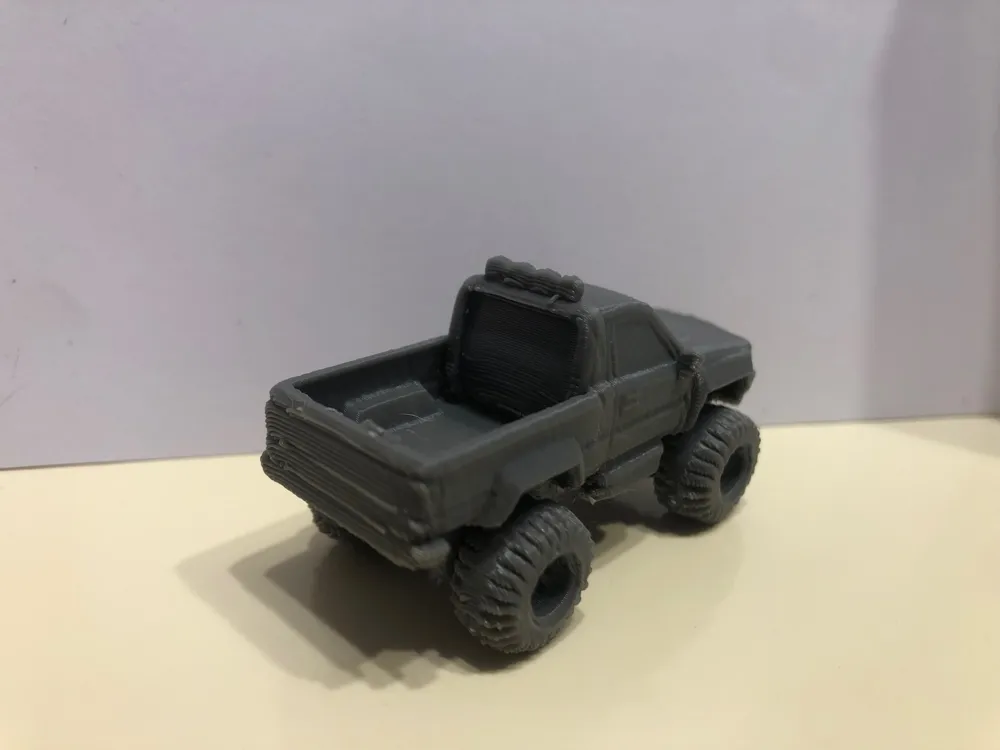 Toyota Hilux Back to the Future - Free 3D Print Model - MakerWorld