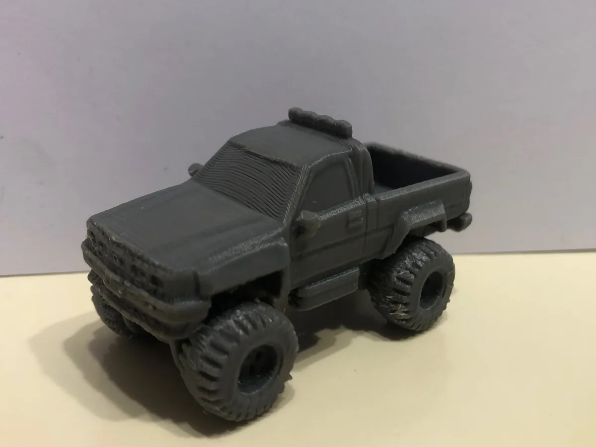 Toyota Hilux Back to the Future - Free 3D Print Model - MakerWorld