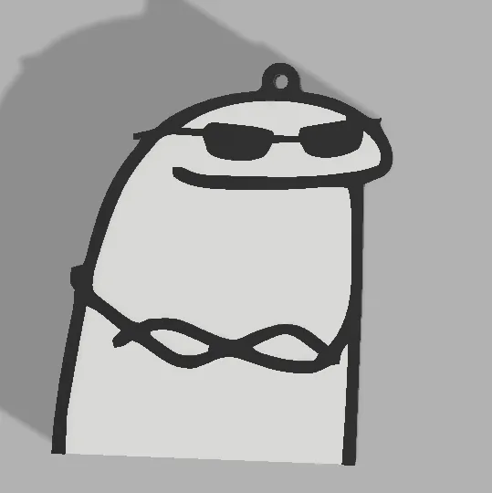 Cute Meme Keychain (Without CFS) - Free 3D Print Model - MakerWorld