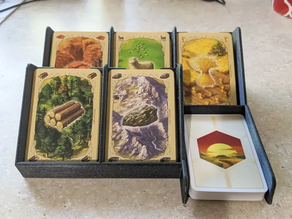 Catan Card Holder - Free 3D Print Model - MakerWorld