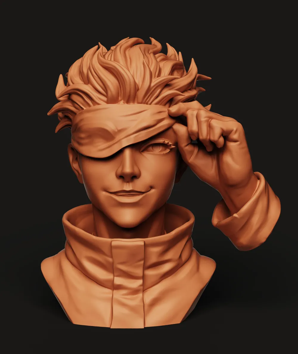 Satoru Gojo Anime Büste | Jujutsu Kaisen | Fan-Kunst – Kostenloses 3D ...