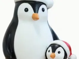 Christmas Penguins with Chick in Santa Look - Free 3D Print Model ...