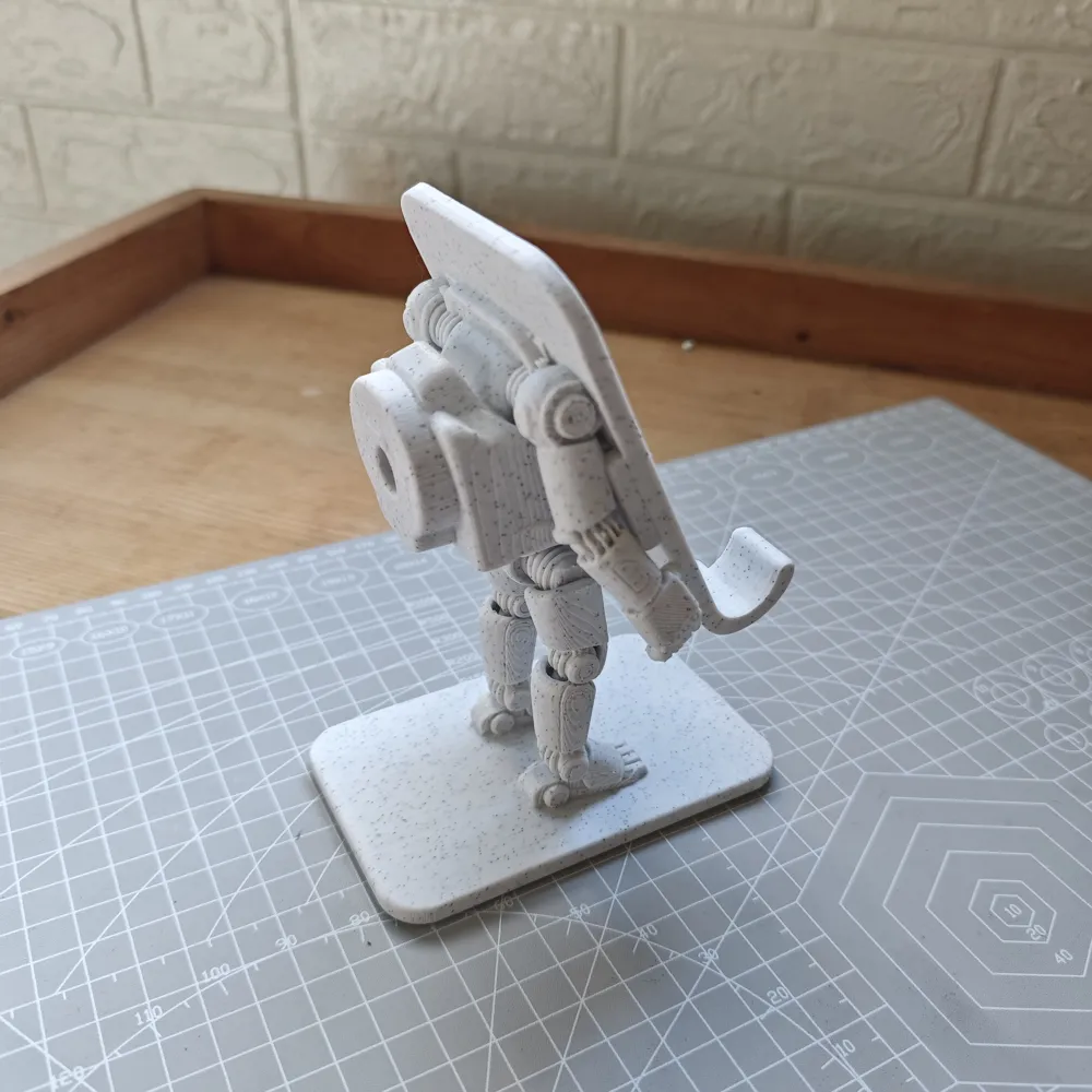 机器人 固定 手机支架 一体打印 新手友好 摆件 办公室 桌面 玩具 礼物 儿童 - Free 3D Print Model - MakerWorld