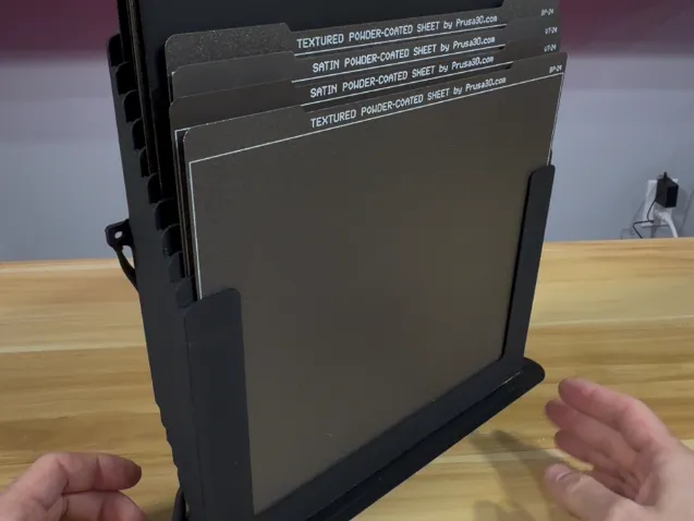 Vertical Build Plate Organizer - Free 3D Print Model - MakerWorld