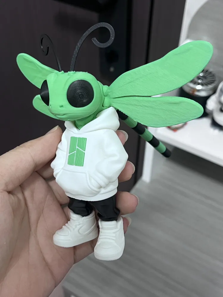 Dragonfly Reverie (NO-AMS) - Free 3D Print Model - MakerWorld