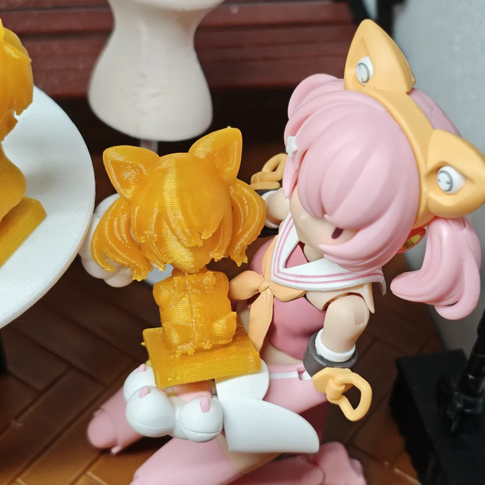 Kotobukiya Mecha Musume Mofu Cat 1/12 Scale Bust Statue Gold Trophy ...