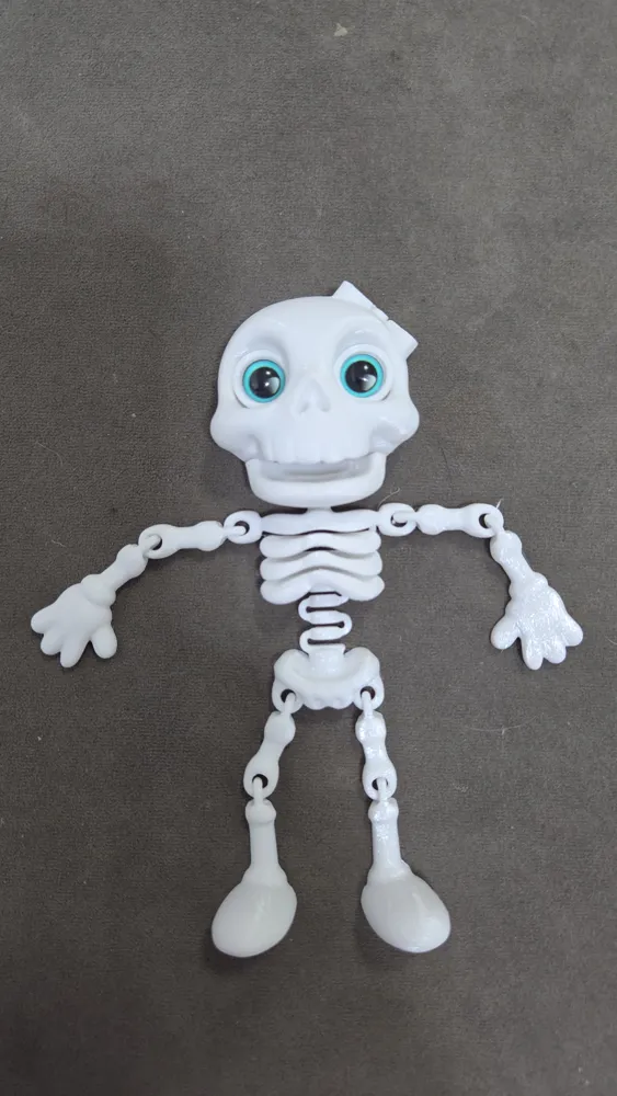 Jolly skeleton girlfriend 8mm glass eye compatilbe - Free 3D Print ...