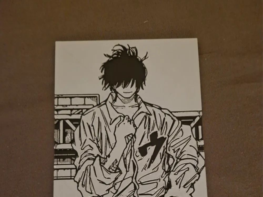 Yoichi Nagumo Manga panel Hueforge - Free 3D Print Model - MakerWorld