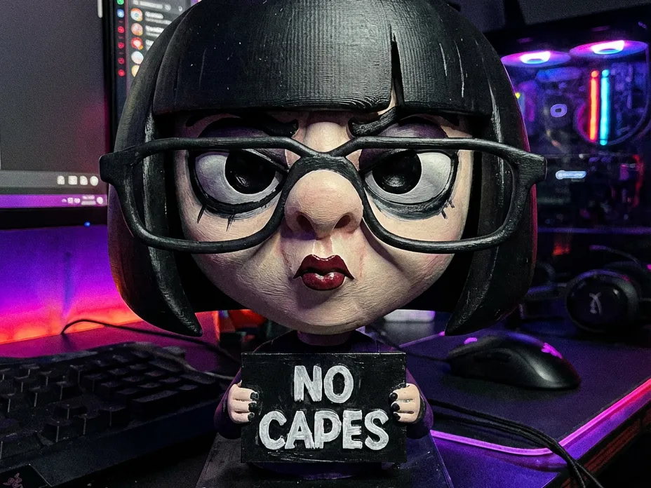 Busto 3D de Edna Moda - Fan Art de Sin Capas - Estilizado - Modelo de ...