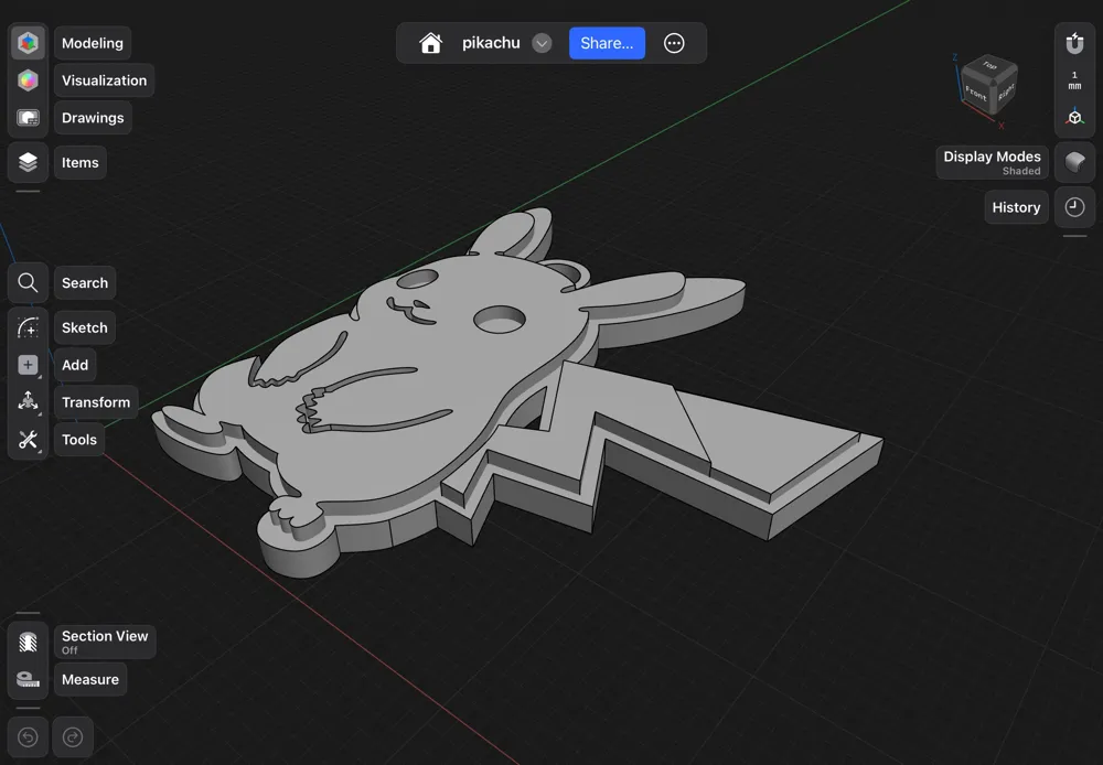 Pikachu Schlüsselanhänger – Hilf mir beim Start des 3D-Drucks ...