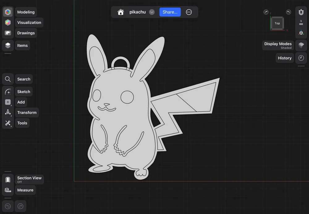 Pikachu Schlüsselanhänger – Hilf mir beim Start des 3D-Drucks ...