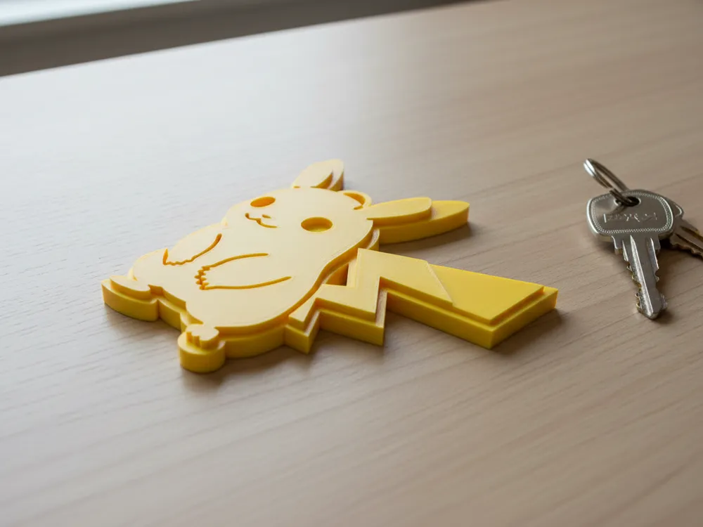 Pikachu Schlüsselanhänger – Hilf mir beim Start des 3D-Drucks ...