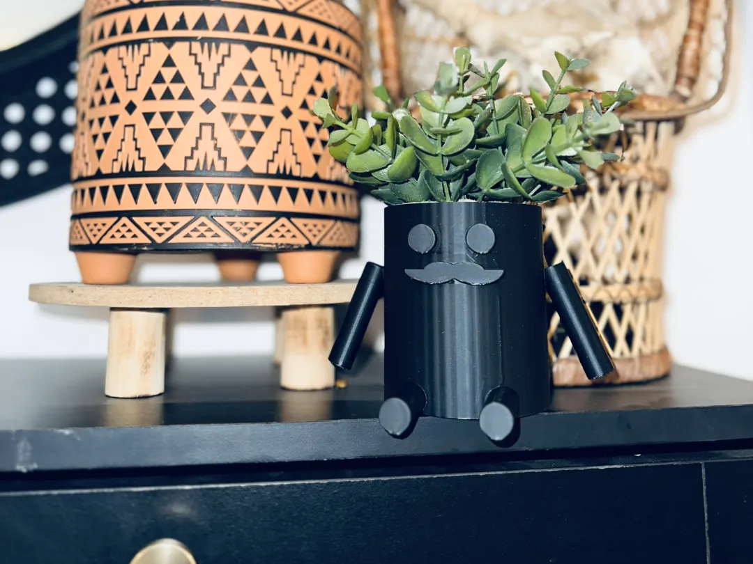 Funny Hair Pot - Free 3D Print Model - MakerWorld