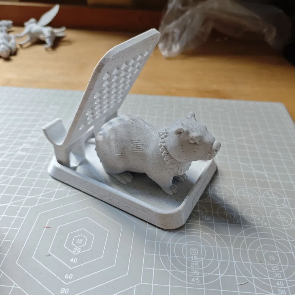 Capybara Phone Holder Desktop Split Printing Beginner Friendly Ornament ...