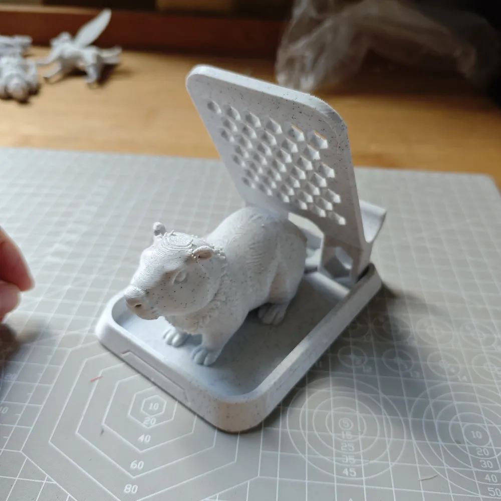 Capybara Phone Holder Desktop Split Printing Beginner Friendly Ornament ...